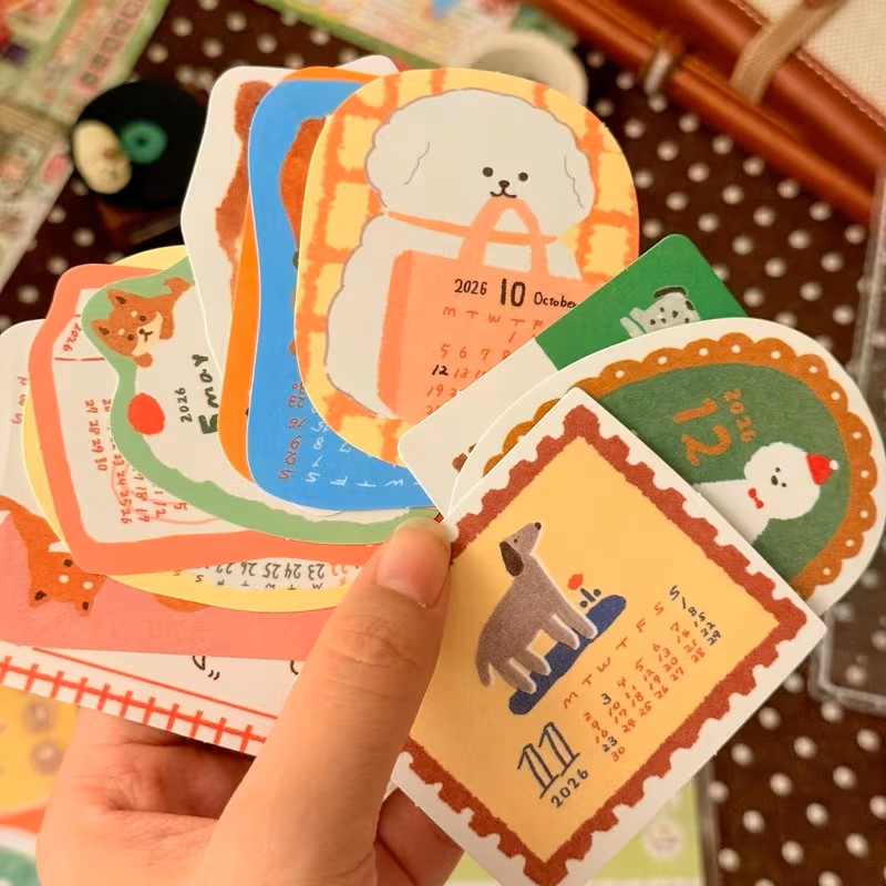 Sticker Calendario - Pegatinas de Calendario por Mes 2026 – Pinna ...