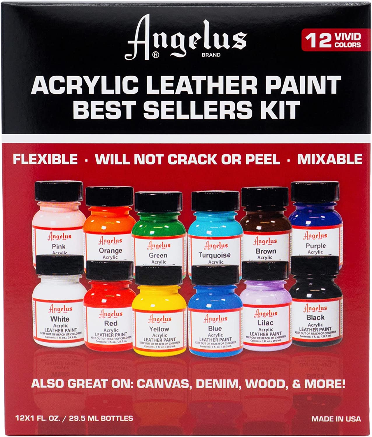 ANGELUS - Acrylic Leather Paint 1 oz. Kits – Pinna Calligraphy